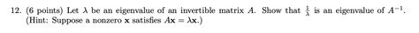 Solved Points Let L Be An Eigenvalue Of An Chegg Com