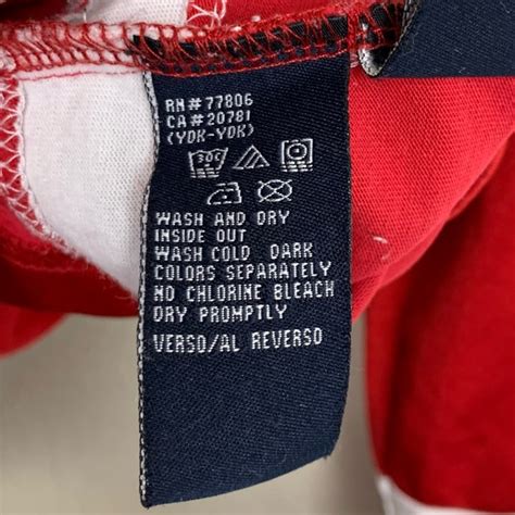 Vintage Shirts Rare 99s Tommy Hilfiger Athletics Patriotic Red