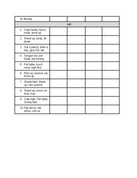 VB MAPP Listener Responding Level Data Sheet By Hays Behavior Consulting