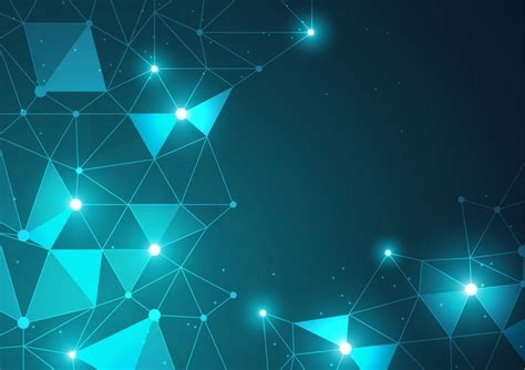 Premium Vector High Tech Technology Geometric Background