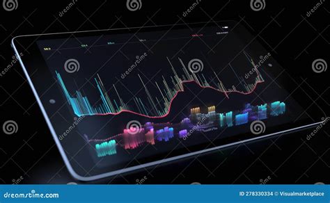 ai powered predictive analytics visualization stock illustration