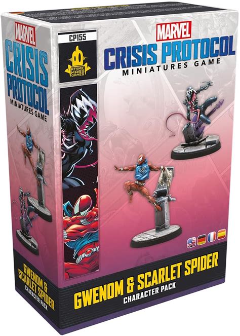 Marvel Crisis Protocol Gwenom And Scarlet Spider Character