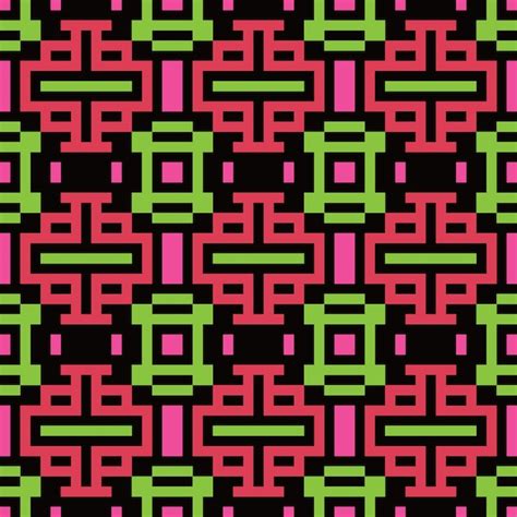 Premium Vector Seamless Pixel Abstract Pattern
