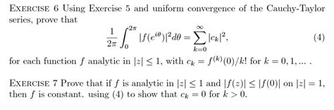 Solved Complex Variable Sorry I Just Need Question I Put Chegg
