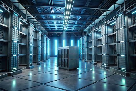 Premium Photo Modern Data Center And Network Infrastructure Solutions