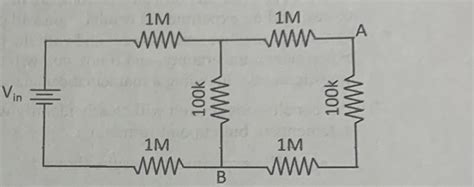 Solved Find Voltage At Node A And Node B If Voltage In Is V Chegg Com
