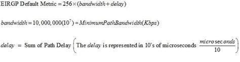 EIGRP Metrics Troubleshooting