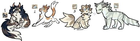 7 Clangen Based Adopts 2 4 Open By Pointdointy On Deviantart