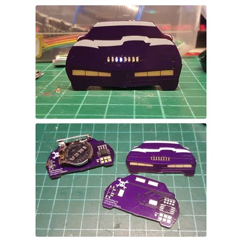 Gallery K I T T KNIGHT RIDER Badge Brooch Hackaday Io