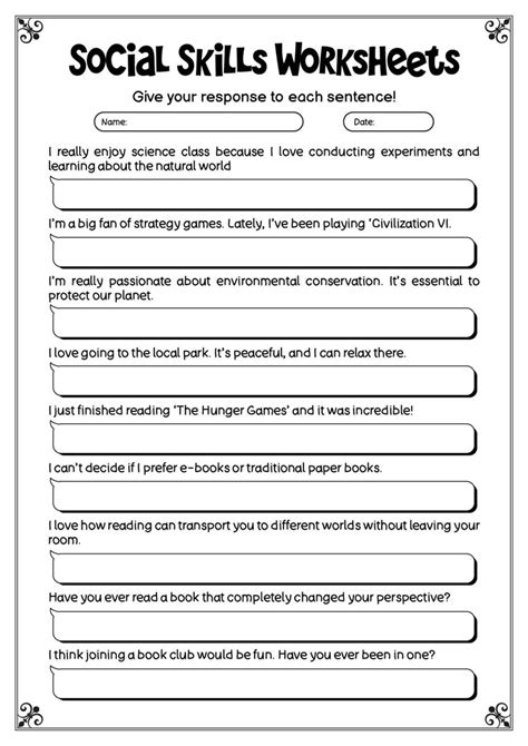 16 Relationship Worksheets For Teenagers Fun Worksheets For High