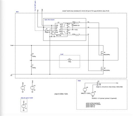 Inverter Half Bridge With PWM Gate Signal Problem Electrical Engineering Stack Exchange