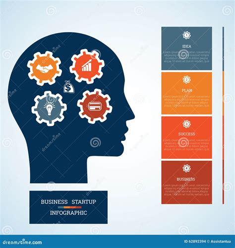Startup Business Concept Four Positions Stock Vector Illustration Of Interaction Freedom
