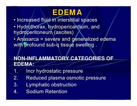 Edema