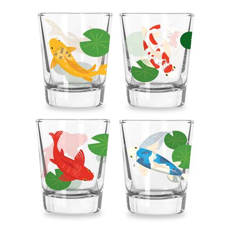 Koi Morph Shot Glasses — Kikkerland Design Inc