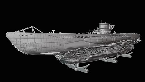 Submarine U Boot Typ Viic Printing 3d Print Model