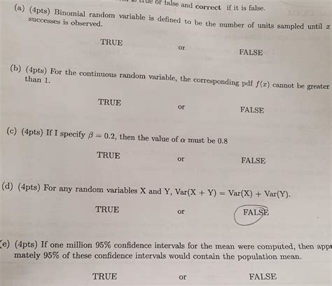 solved a 4pts binomial random variable is defined to be