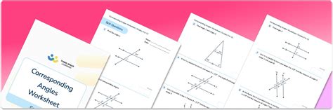 Free Corresponding Angles Worksheet