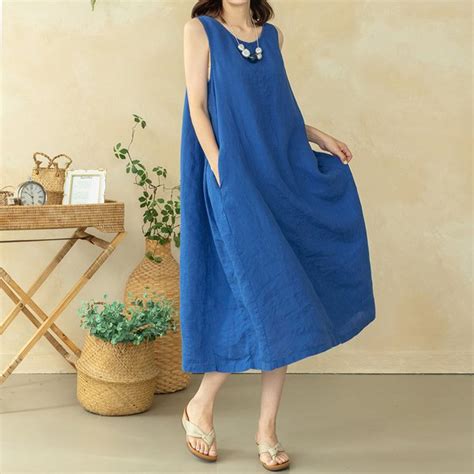 모랑 린넨 나시원피스 미시옷 빅사이즈 엄마옷 중년 여성 마담 Ssgcom