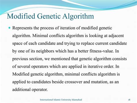 Modified Genetic Algorithm For Solving N Queens Problem Pptx