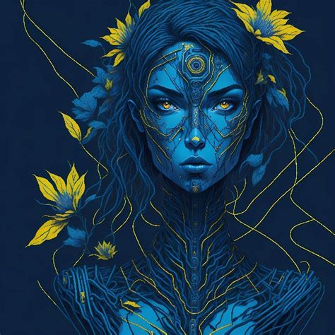 Ai产生的 女士 肖像 女孩 艺术 数字艺术 高图网 免费无版权高清图片下载