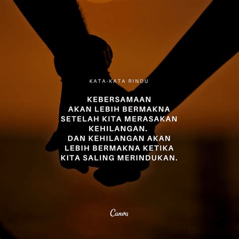 Kumpulan Kata Kata Rindu Terdalam Dengan Gambar Canva