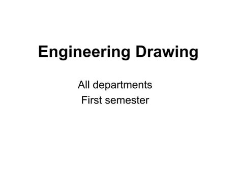 Engineering Drawing Notesppt
