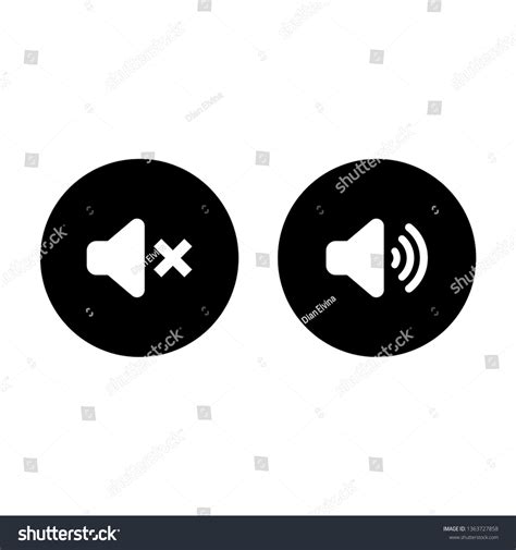 Volume Button Icon Set Isolated Vector Stock Vector Royalty Free 1363727858 Shutterstock