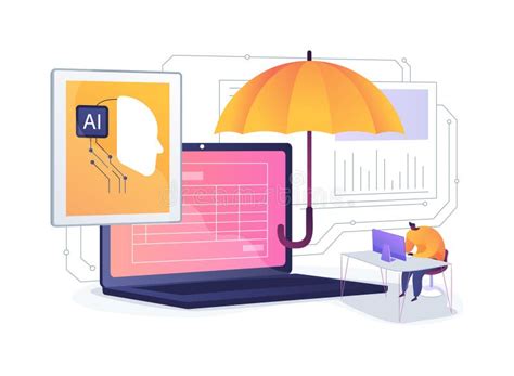 Ai Enhanced Actuarial Science Abstract Concept Vector Illustration
