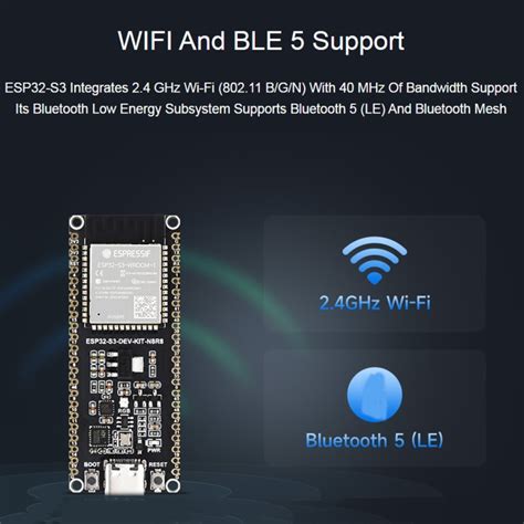 Waveshare Esp32 S3 Mikrocontroller 24 Ghz Wi Fi Entwicklungsboard