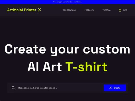 Artificial Printer Ai Powered Custom T Shirt Printing Service With