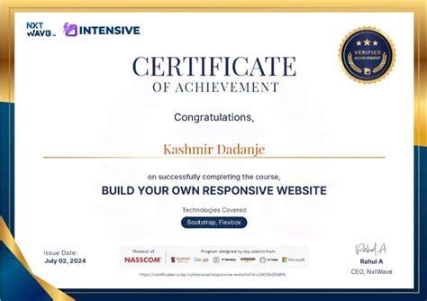 kashmir dadanje on linkedin html css uiux python scss nxtwave