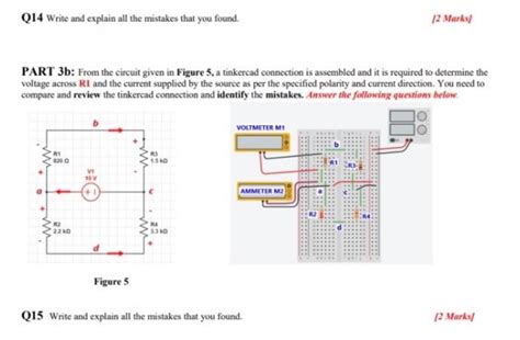 Solved Part Tinkercad And PSPICE Total MARKS PART A Chegg