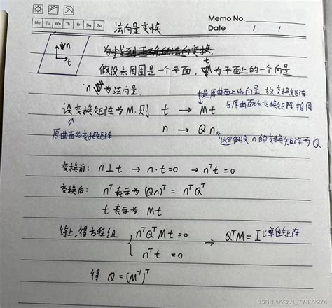 图形学笔记 法向量变换 csdn博客