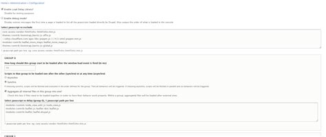JS Delay Load Drupal Org