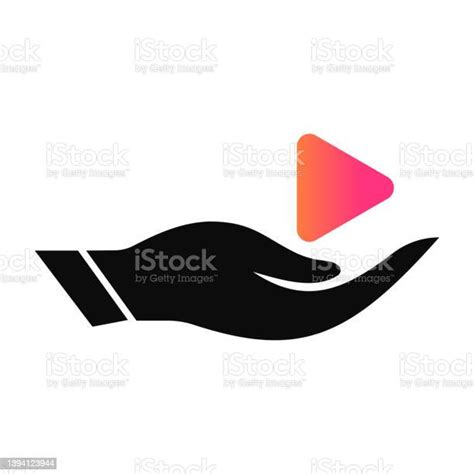 핸드 플레이 로고 디자인 손 콘셉트 벡터로 로고를 재생합니다 손 및 재생 로고 디자인 0명에 대한 스톡 벡터 아트 및 기타