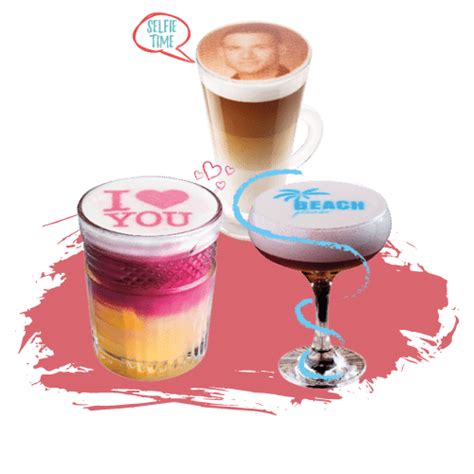 Cocktail Printer For Bartenders Beer Foam Printer For Your Bar — No