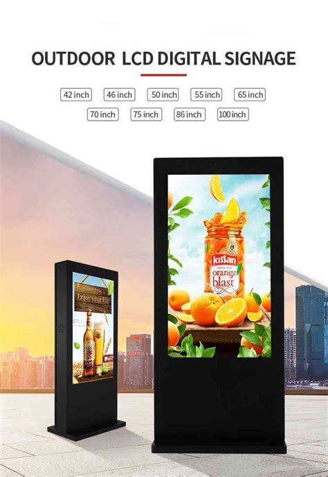 중국 Lcd 옥외 광고 키오스크 디스플레이 공장 및 공급 업체 도매 견적 Hsdtouch