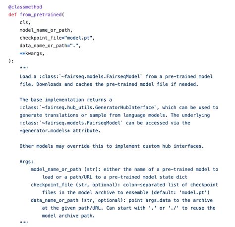 Loading Pt Into Fairseq Model For Customisation · Issue 2 · Microsoft