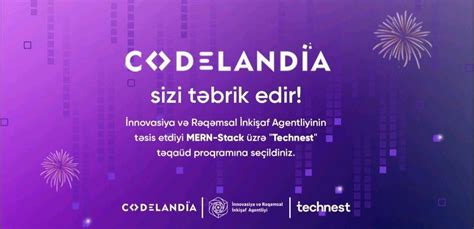 Amir Ismayilov On Linkedin Technest Codelandia Mernstack Innovation Education