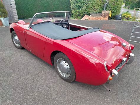 1960 Austin Healey Sprite Red Manual 4 Speed Right Hand Drive In