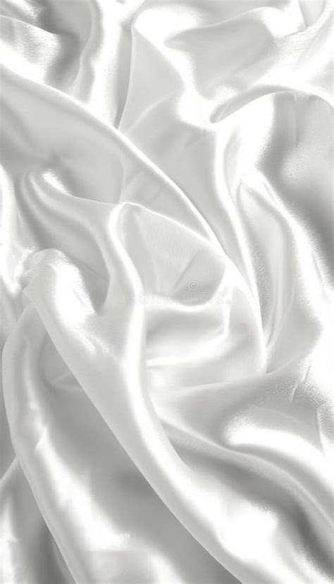 White Satin Background Smooth Elegant Texture Of White Silk Or Satin