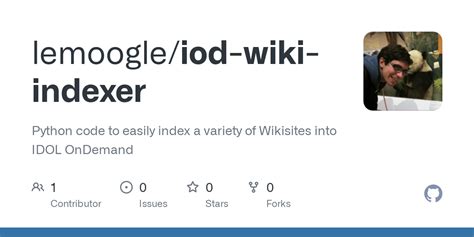 Github Lemoogleiod Wiki Indexer Python Code To Easily Index A Variety Of Wikisites Into Idol