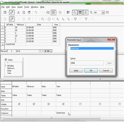 How Do I Create A Parameter Query English Ask Libreoffice
