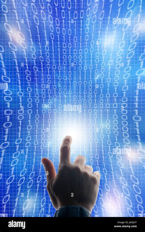 Binary Data Screen Hi Res Stock Photography And Images Alamy