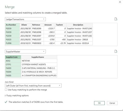 unable to merge two tables with power query r excel