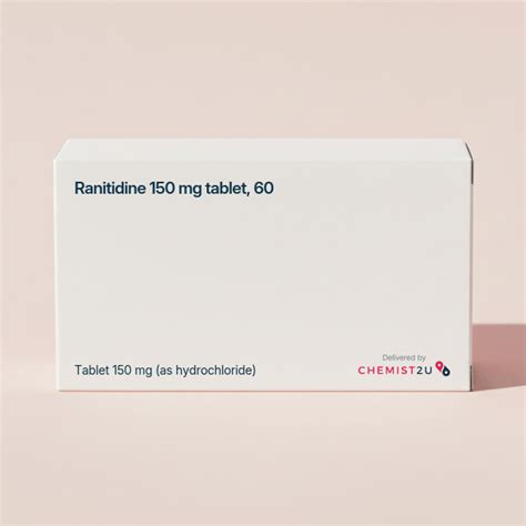 Zantac 150 Ranitidine 150 Mg Tablet 60 Qty 1 Price And Dosage In