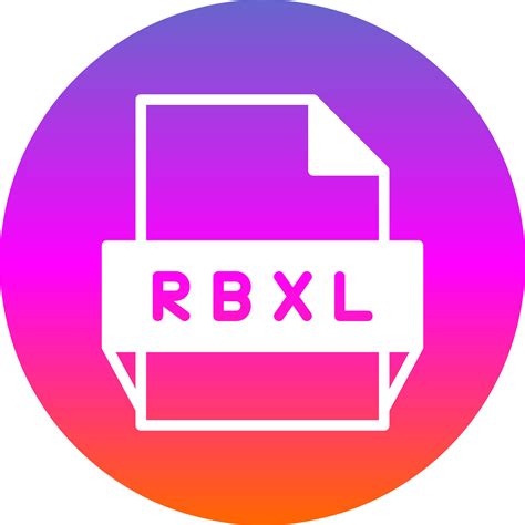 Rbxl File Format Icon Vector Art At Vecteezy