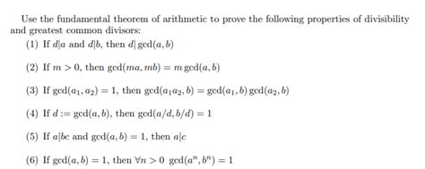 solved use the fundamental theorem of arithmetic to prove