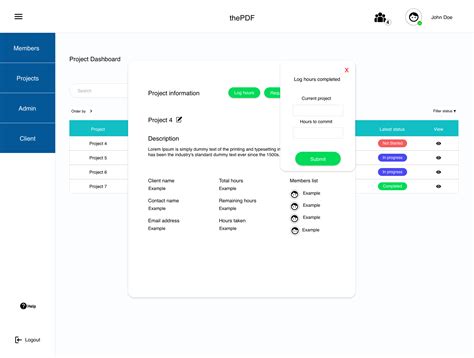 Project Management Dashbord 47 Images Behance