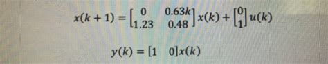 Solved From The Following Model Of A Discrete Process In The Chegg